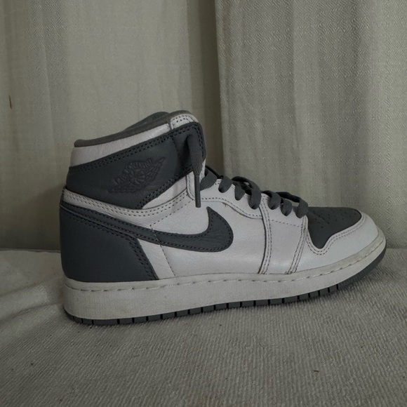 Jordan | Shoes | Jordan Mens Dark Gray And White Hightop Sneakers ...